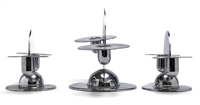 Chase Disc Candlesticks, Group of 3 by Ruth Gerth on artnet