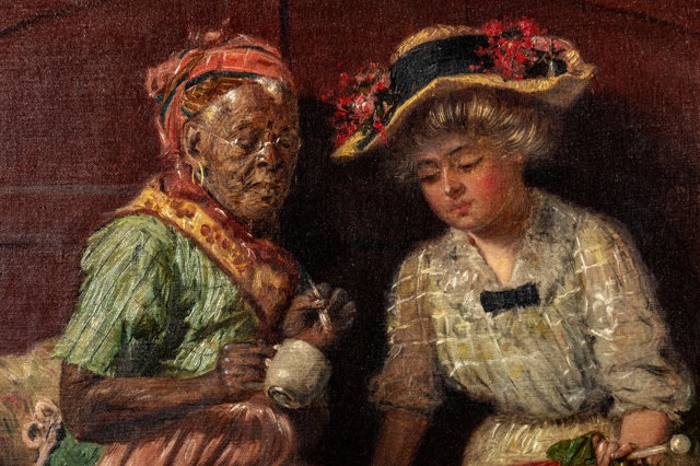 Reading the Tea Leaves by Harry Herman Roseland on artnet
