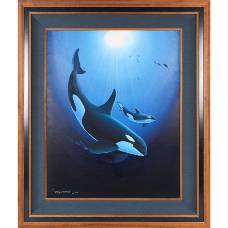Blue Orca Day by Robert Wyland on artnet