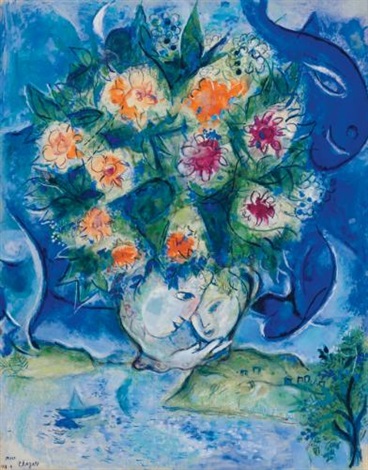 Animal dans les fleurs by Marc Chagall on artnet