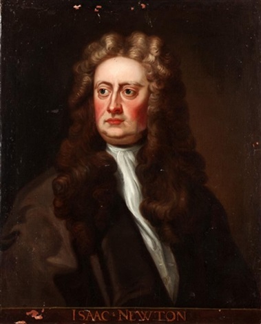 Portrait of Sir Isaac Newton by Godfrey Kneller on artnet
