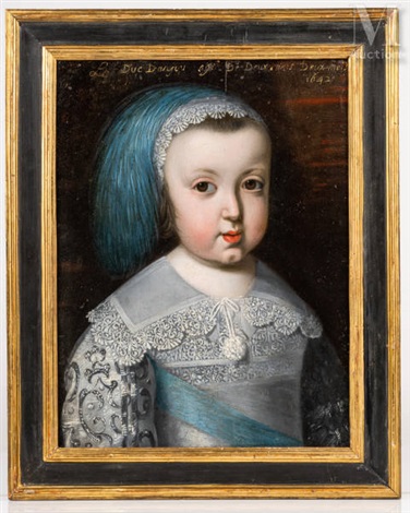 Portrait de Philippe de France, duc dAnjou, âgé de 2 ans 1642. by Charles and Henri Beaubrun on ...