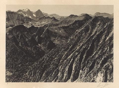 Mount Ritter and banner peak from Silver Pass, Yosemite National Park ...