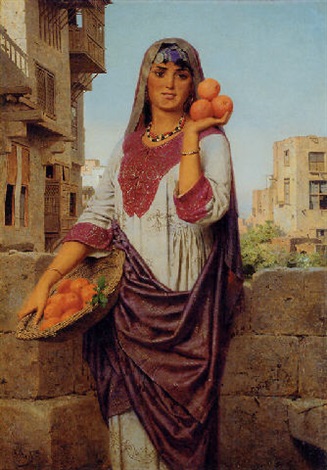 The orange seller by Adolf Seel on artnet