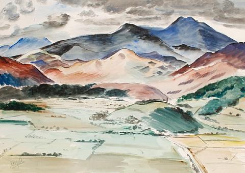 Mountain landscape by Roland Vivian Pitchforth on artnet