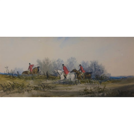 FOX HUNTING RIDERS by Harry Hilton on artnet