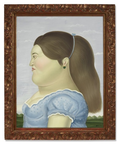 Lady in Profile by Fernando Botero on artnet