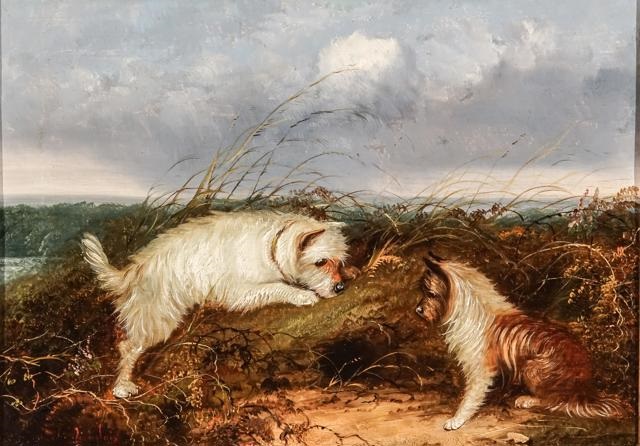 Terriers Ratting Two Works by J. Langlois on artnet