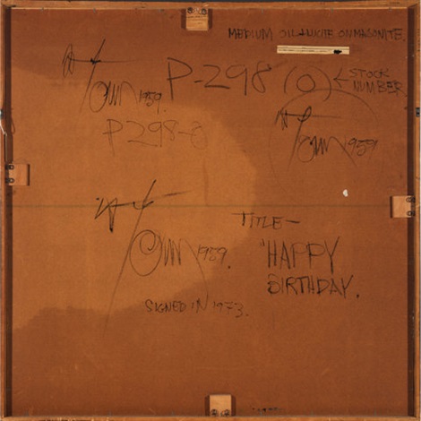 HAPPY BIRTHDAY, 1959 by Harold Barling Town on artnet