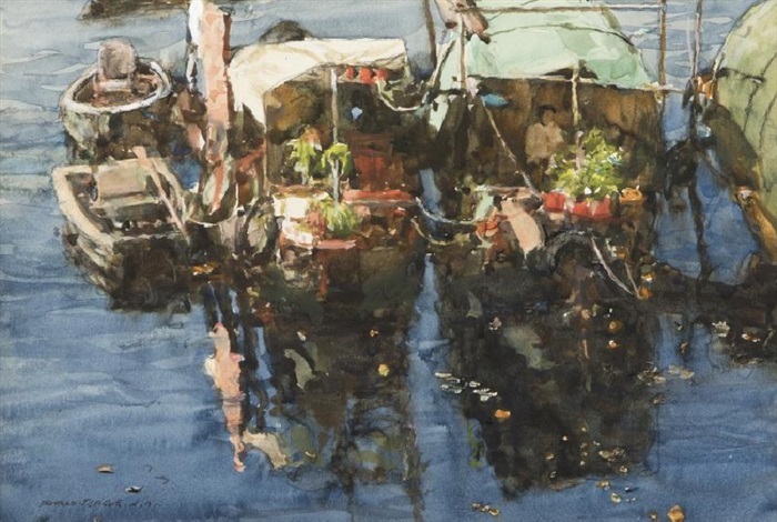 Reflections by Donald Teague on artnet