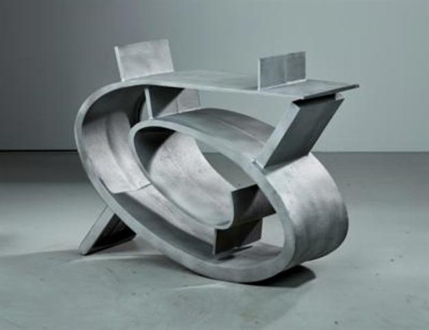 A prototype book table by Ron Arad on artnet