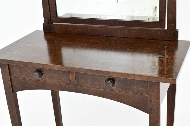 Gustav StickleyHarvey Ellis Curly Maple Inlaid Vanity by Harvey Ellis ...