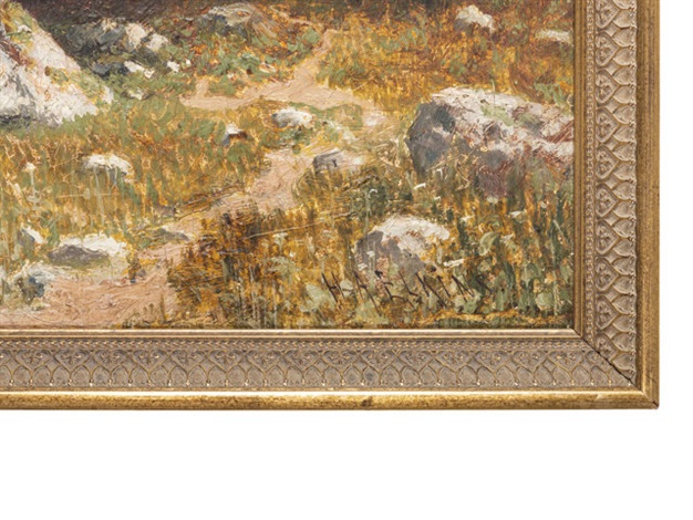 Forest with River by Henry Arthur Elkins on artnet