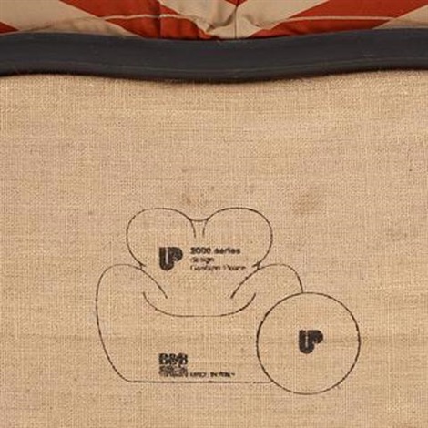 A La Mamma armchair with ottoman model UP5 and UP6 from the 2000 series ...