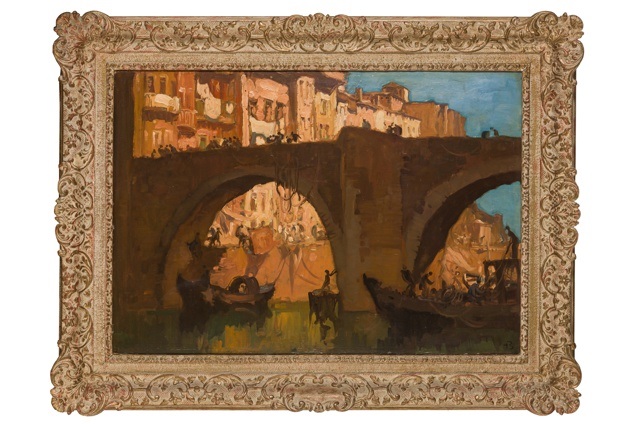 The Bridge Pont Vieux, Albi, France by Sir Frank Brangwyn on artnet