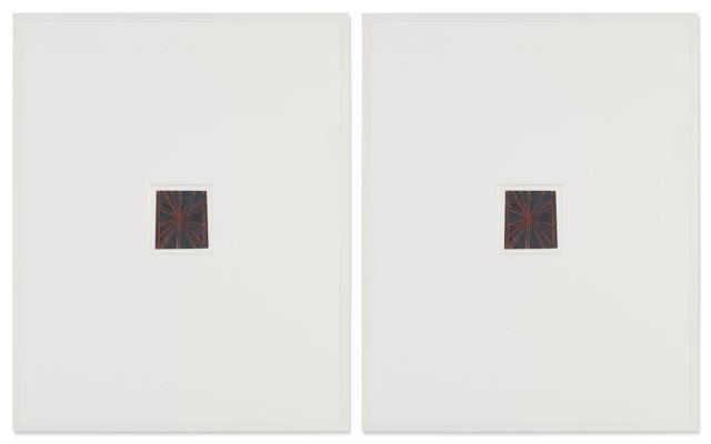 Untitled Black and Brown Butterfly 647a 647b by Mark Grotjahn on artnet