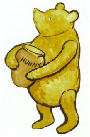 Pooh Bear Honey Jar