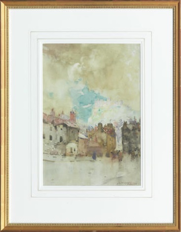 Edinburgh Castle from the Old Town by James Watterston Herald on artnet