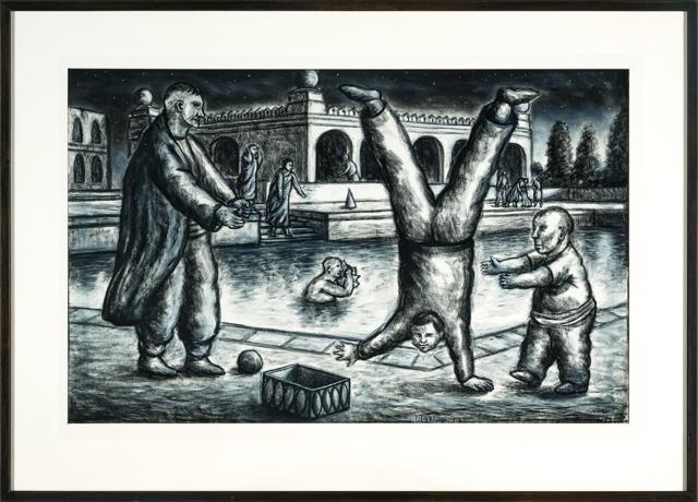 PALACE AND FIGURES, INDIA by Peter Booth on artnet