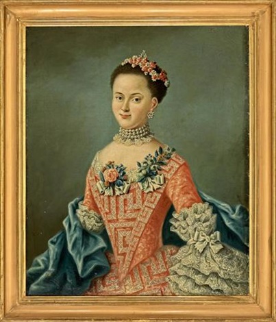 Counsellor, county judge Johann Jacob von Mylius, owner of Lindved, and ...