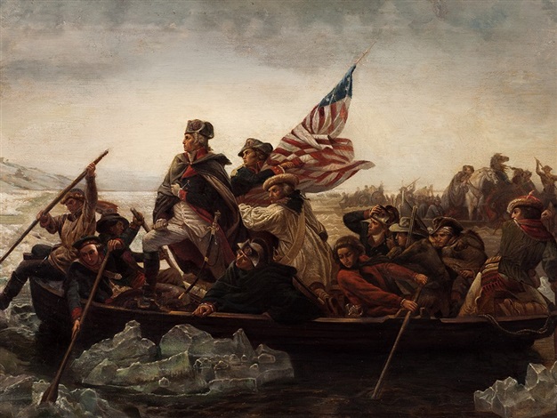 Washington crossing the Delaware by Emanuel Leutze on artnet