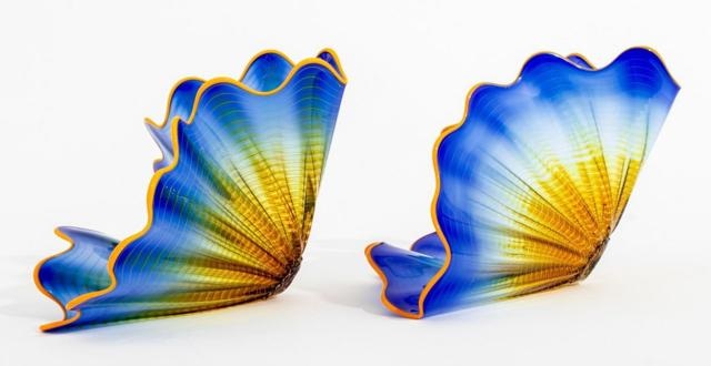 Radiant Persian Pair Sculpture by Dale Chihuly on artnet