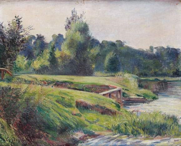 Bord de riviere by Frédéric Samuel Cordey on artnet