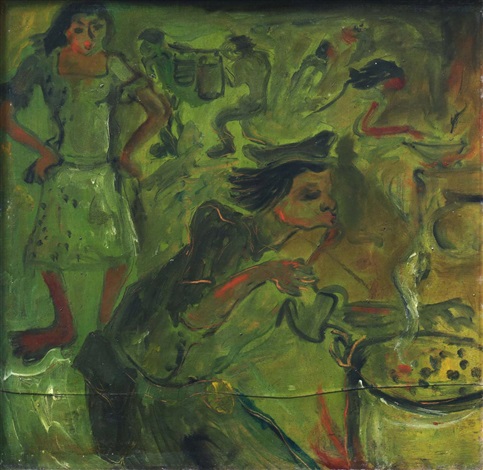 Dapur Umun dan Para Pejuang by Hendra Gunawan on artnet