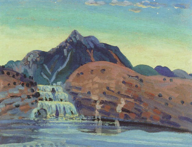 The waterfall by James Dickson Innes on artnet