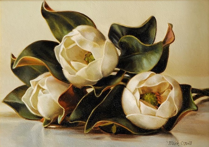 Magnolia Still Life by Mark O'Neill on artnet