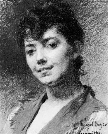 Portrait de Rachel Boyer by Léon Augustin L'Hermitte on artnet