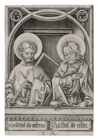 Saints Thomas and James the Lesser, from The Apostles in Half-Figures ...