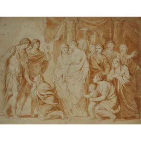 CORIOLANUS, HIS MOTHER VETURIA AND HIS WIFE VOLUMNIA, BELITTLING HIM TO ...