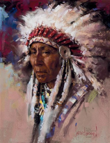 FLAG CREE NATION by Harley Brown on artnet