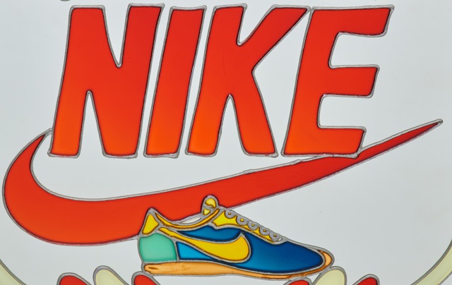 Nike Stained Glass Mirror on artnet