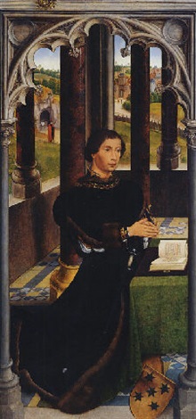Portrait of a male donor, Francisco de Rojas by Hans Memling on artnet