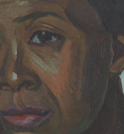 Portrait of a Woman by Maggie (Maria Magdalena) Laubser on artnet