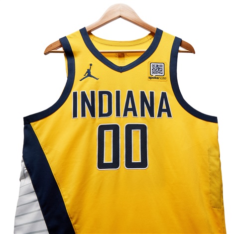 Bennedict Mathurin Indiana Pacers 2024-2025 Kia NBA Tip-Off Game Worn ...