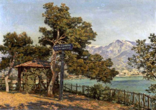 Halte de lHôtel au Cap Martin by Paul Louis Bouchard on artnet