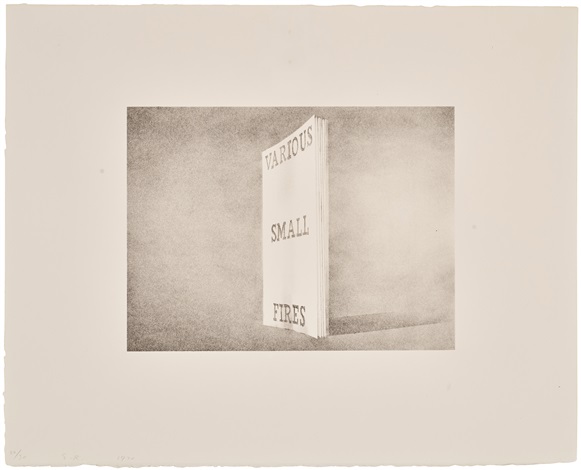 Various Small Fires, from Book Covers by Ed Ruscha on artnet