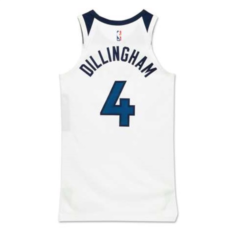 Rob Dillingham Rookie Debut Minnesota Timberwolves Game Worn ...