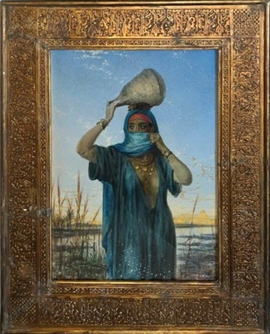 Fetching Water on the Nile by Henry Stanier on artnet