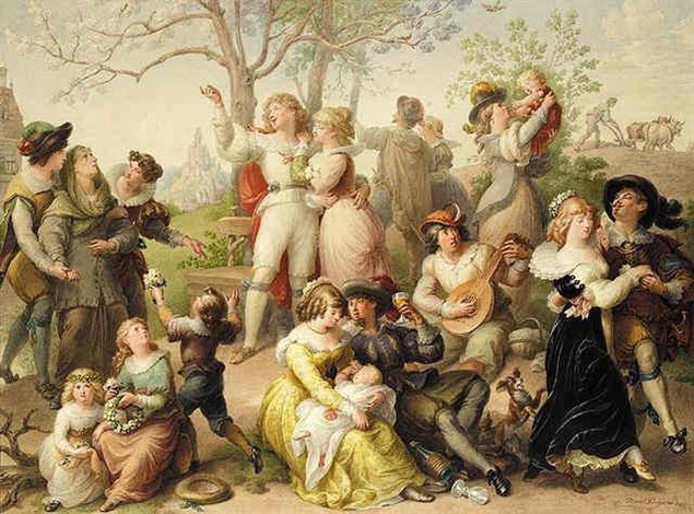 Allegorie des Lebens Allegory of the cycle of life by Karl Geiger on artnet