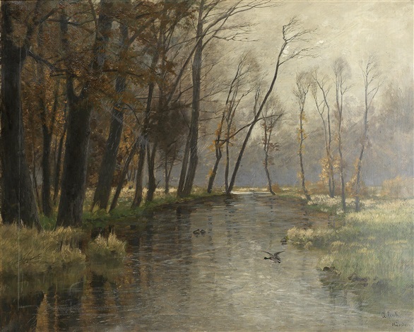 Aulandschaft by August Fink on artnet