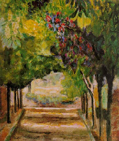 LAllee des arbres by Pierre Bonnard on artnet