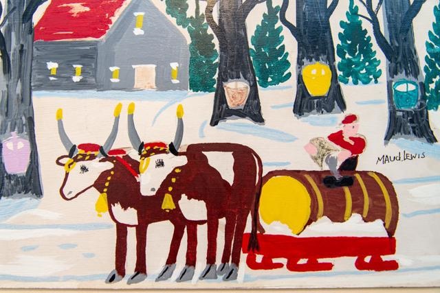 MAPLE SYRUP GATHERING by Maud Lewis on artnet