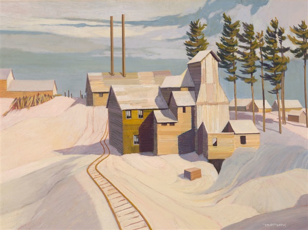 Winter in Cobalt by Richard (Dick) Ferrier on artnet
