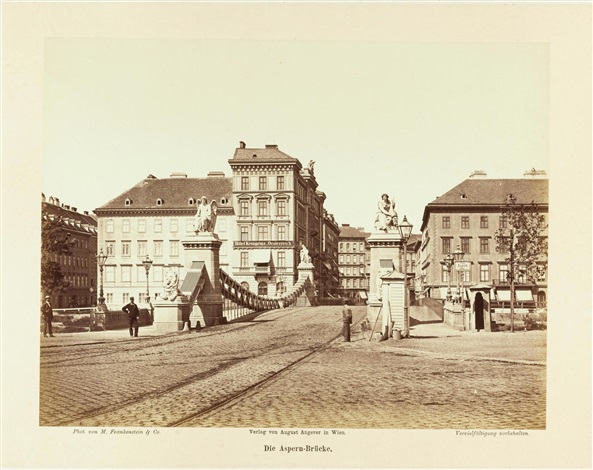 Aspern Bridge towards Leopoldstadt by Michael Frankenstein on artnet