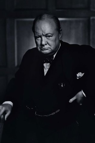 Winston Churchill by Yousuf Karsh on artnet