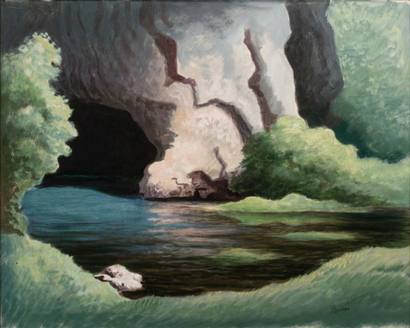 Cave Springs Current River, Missouri by Thomas Hart Benton on artnet